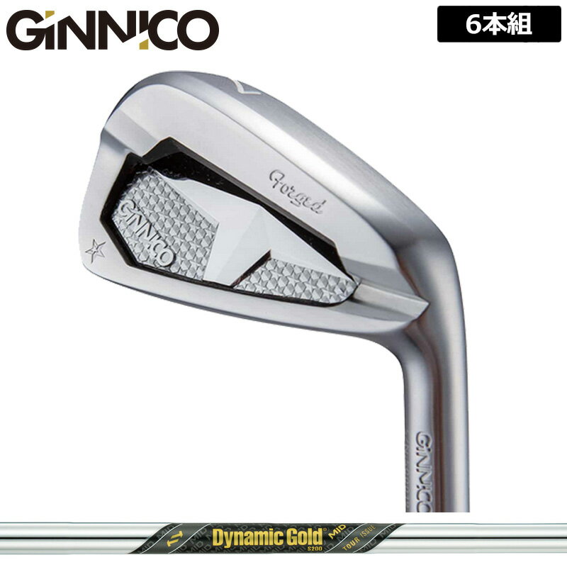 検索用： ブラック 黒 金 X100 S200 スチール ｜ True Temper ダイナミックゴールド DG Dynamic Gold TrueTemper dynamicgold ｜ 6本セット 6本 SET 6I CAVITY ジニ...