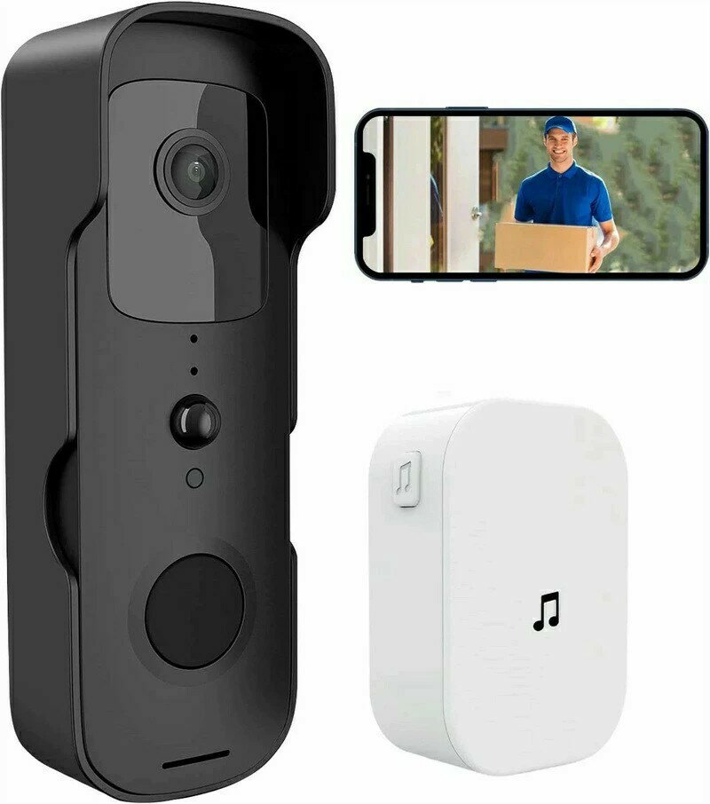 【1080Pフル HD解像度＆双方向音声対応 遠隔操作】ビデオドアベルは最新技術を利用して、1280×1080pの解像度のリアルタイムのライフ映像が見られます。ビデオドアベル も iOS / Android携帯電話、Windows PCモニ...