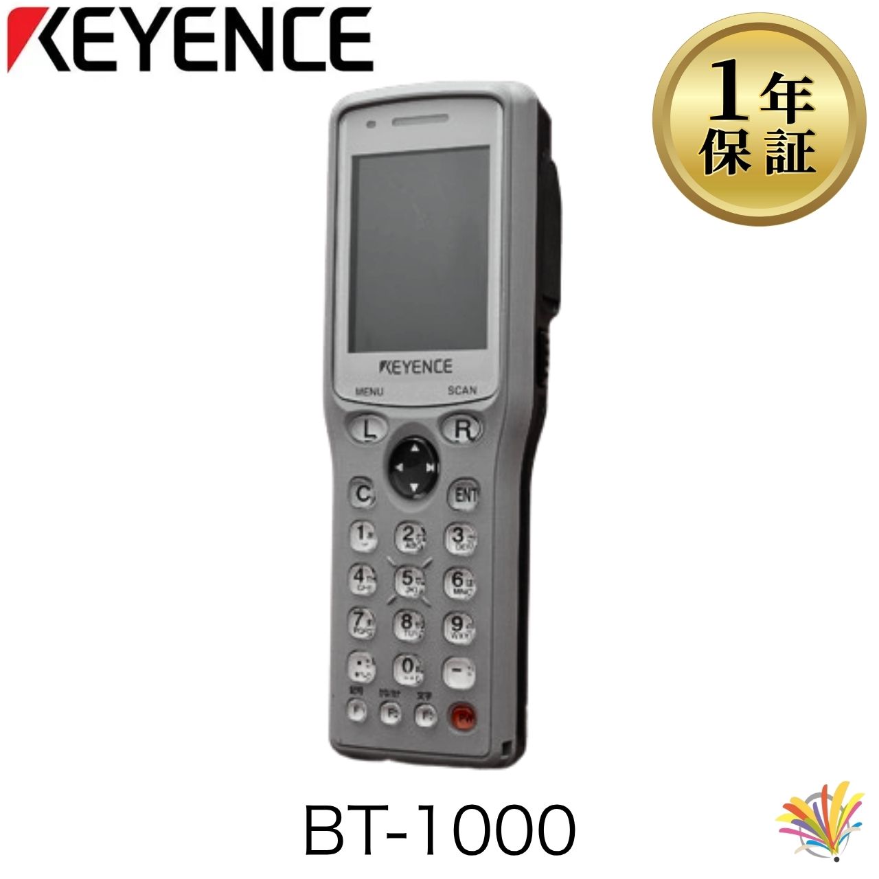 商品説明 商品名：BT-1000 商品内容： KEYENCE BT-1000：BT-1000シリーズ 中古美品ハンディターミナル 無線LAN：非対応 Bluetooth：非対応 ◆基本仕様 OS：専用OSタイプ 液晶：2.2型TFTカラー ...