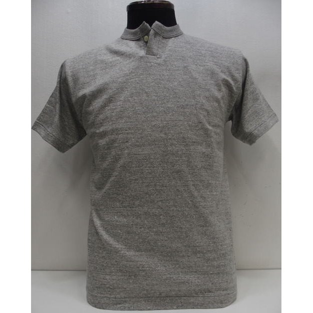 WAREHOUSE(ウエアハウス)Original Tee [Lot.4082/1-Button Henry Neck-Heather Gray] WHTS-20su027rs-Gray　半袖Tシャツ ■「吊り編み機より希少」といわれる旧式...