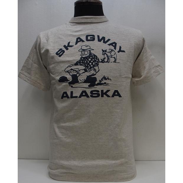 WAREHOUSE(ウエアハウス)[Lot.4601 SKAGWAY/Oatmeal] WHTS-26su4601-SKAGWAY-Oatmeal　半袖Tシャツ ■「吊り編み機より希少」といわれる旧式のローゲージ編み機で編まれた「WAREH...