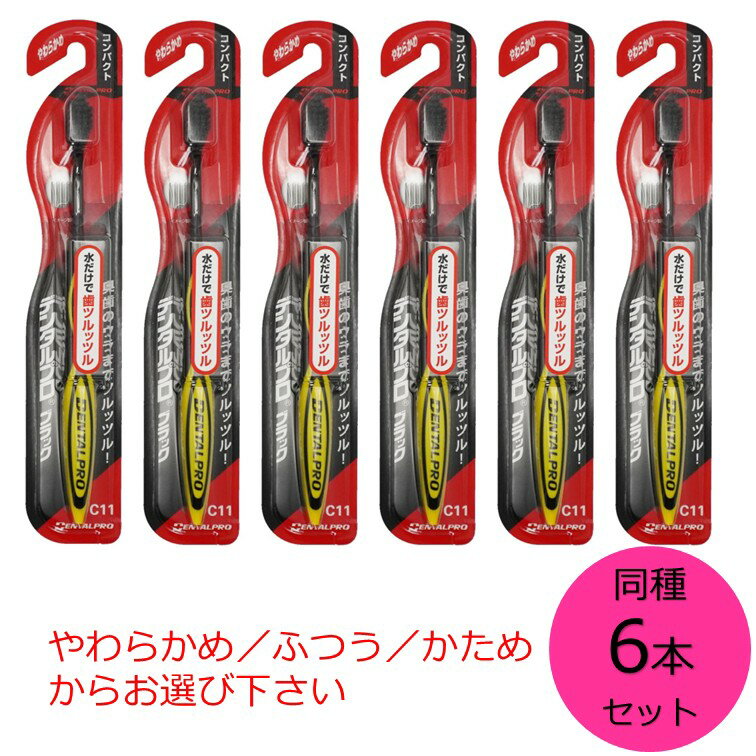 こちらの商品は同じ種類のもの6本セットとなります。 やわらかめ ふつう かため からお選び下さい。 ・独自開発のプラチナコロイドセラミックス配合毛で水だけのブラッシングでもしっかり歯垢を除去 ・お口の中で動かしやすい、操作性の高い薄型ヘッド...