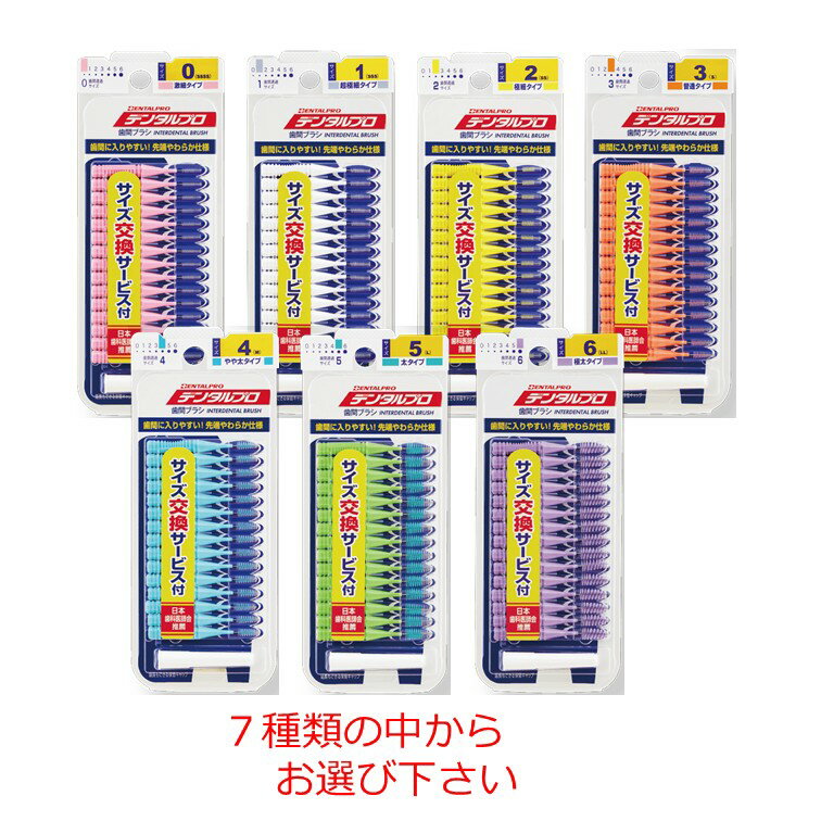 7種類の中からタイプをお選び下さい。 ・歯ブラシでは落とせない歯と歯のすき間の歯垢を取り除く ・前歯の歯と歯のすき間の清掃向き ・歯間に入りやすい！先端やわらか仕様 0(SSSS)激細タイプ／最小通過径0.6mm 1(SSS)超極細タイプ／...