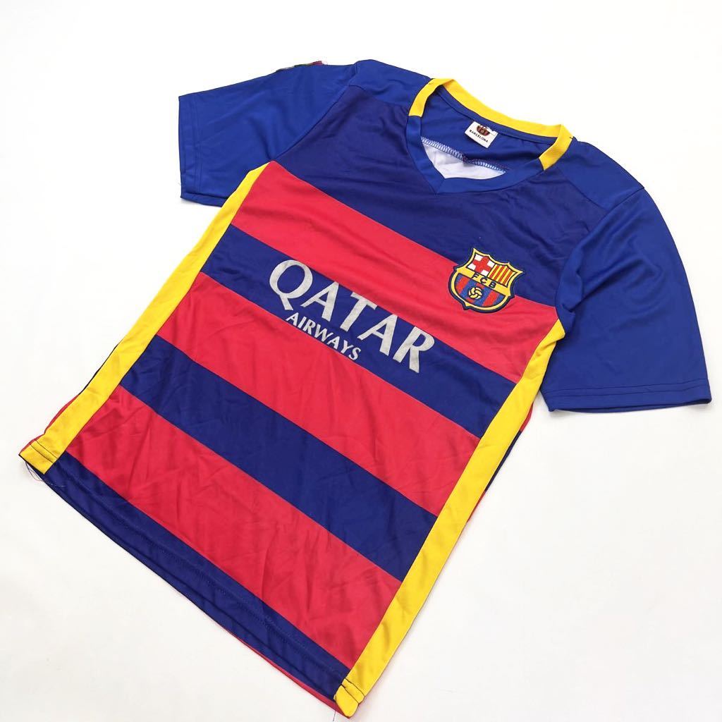 FCバルセロナ ☆ 人気◎ バルサ レプリカ ユニフォーム S サッカー 海外 チーム 練習 応援 観戦 トレーニング フットサル スポーツ■H247 ブランドFCバルセロナ サイズ表記・実寸（平置き計測）表記：S 実寸： 着丈64cm 身...