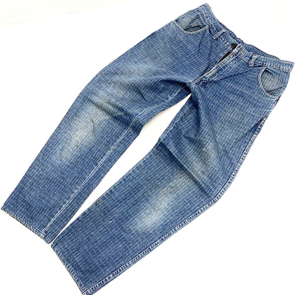 リーバイス ★ LEVIS ISSUED 希少◎ レア モデル 自然な色落ち感◎ デザイン デニムパンツ テーパード ジーンズ W32相当 通年 古着■Ja871 ブランドLEVIS ISSUED サイズ表記・実寸（平置き計測）表記：無し（...