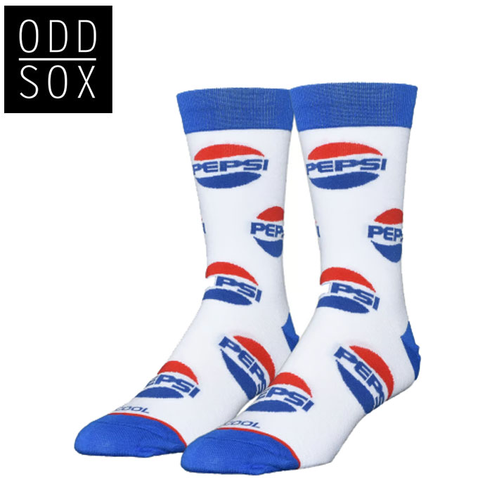 送料無料 即納 メンズ ODD SOX オッドソックス 靴下 PEPSI ALL OVER ペプシ LARGE FEET ラージ フィート 日本正規取扱店舗 キャラクター 派手 可愛い ニューヨーク発のソックスブランド「ODD SOX」45...