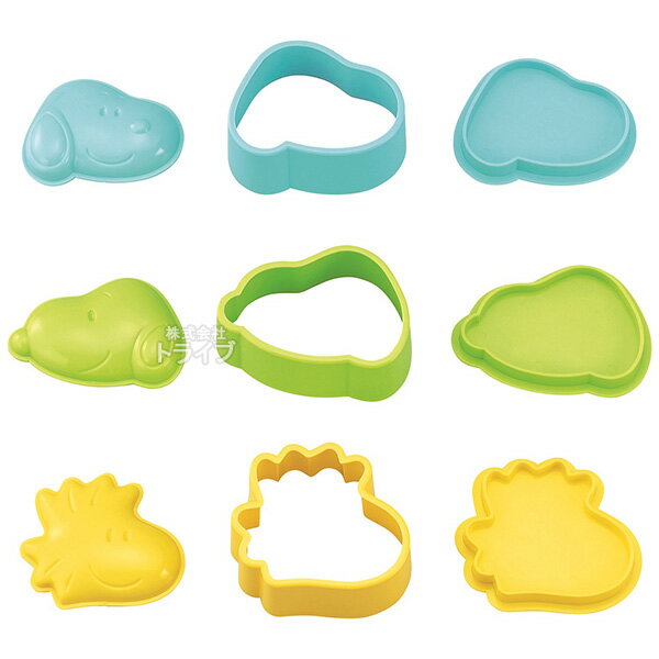 スヌーピーのおにぎり型です。ご飯を入れて押し出すだけで、可愛いキャラクター型おにぎりが簡単に作れます。パンやチーズ、卵焼きなどの抜き型にもなります。キャラ弁デビューに、パーティーメニューにおすすめです♪サイズスヌーピー（右向き）＝4.7×6...