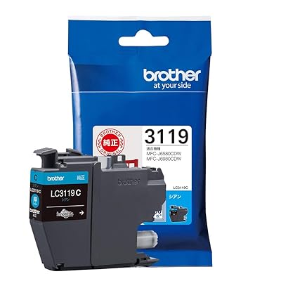 【brother純正】インクカートリッジシアン(大容量) LC3119C 対応型番:MFC-J6983CDW、MFC-J6583CDW、MFC-J5630CDW 他ブランド色シアンモデルLC3119C商品説明【商品概要】対応機種:MFC-J...