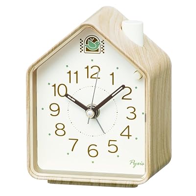 セイコークロック( Clock) 目覚まし時計 置き時計 アナログ 薄茶木目 110×86×63mm PYXIS ピクシス NR453Aブランド色‎薄茶木目モデルNR453A商品説明【商品概要】付属品:電池(単3アルカリ×3個)「鳥の鳴き声...