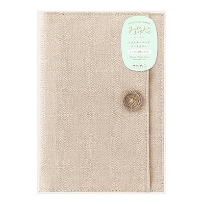 ミドリ ノートカバー ゆるログ B6 布 ベージュ 15360006ブランド色布/ベージュモデル15360006商品説明【商品概要】ゆるく楽しく日々の記録が続けやすいノート「ゆるログ」のノートカバーノートが2冊入る布製のカバーペンホルダー、...