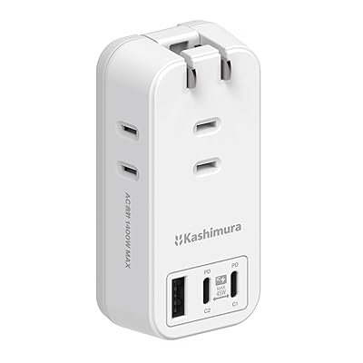 国内/海外で使用できる100〜240V入力対応 PD45W/急速充電18W ACコンセント3口（回転できるプラグ・自動識別IC搭載） 電源タップ AC-061ブランド色モデルAC-061商品説明【商品概要】ACコンセント3口合計1400W ...