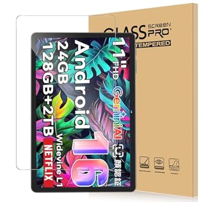 For TABWEE W90/Tabwee T90 フィルム 11インチ タブレット Tabwee T90 android 16 対応 ガラスフィルム 高感度タッチ 高透過率 硬度9H 指紋防止 気泡防止 撥水撥油 耐衝撃 貼り付け簡単 液...