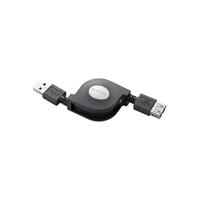 USBケーブル 延長 USB3.0 (USB A オス to USB A メス) 巻き取り 0.7m ブラック USB3-RLEA07BKブランド色ブラックモデルUSB3-RLEA07BK商品説明【商品概要】USB3.0(Aタイプ:オス)の...
