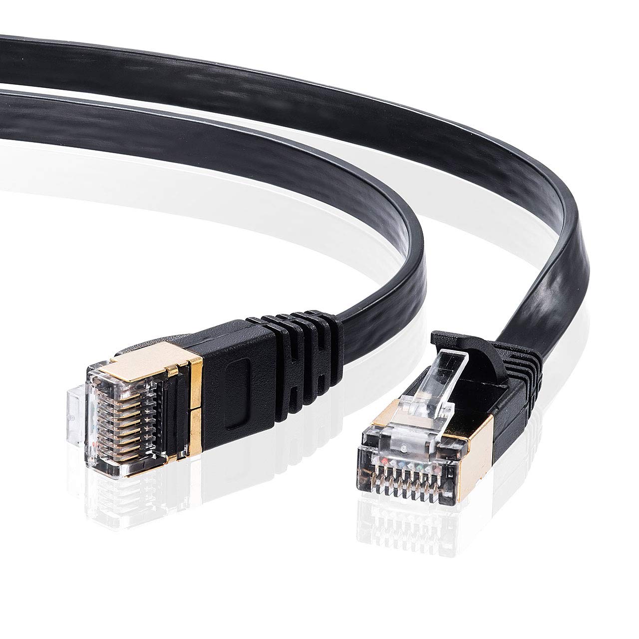 商品情報商品の説明説明 10GBASE完全対応、耐ノイズで1.9mmの薄さを実現したカテゴリ7対応のウルトラフラットLANケーブル ・伝送帯域600MHzをクリア エンハンスドカテゴリ5の6.0倍、カテゴリ6の2.4倍の伝送帯域である600...