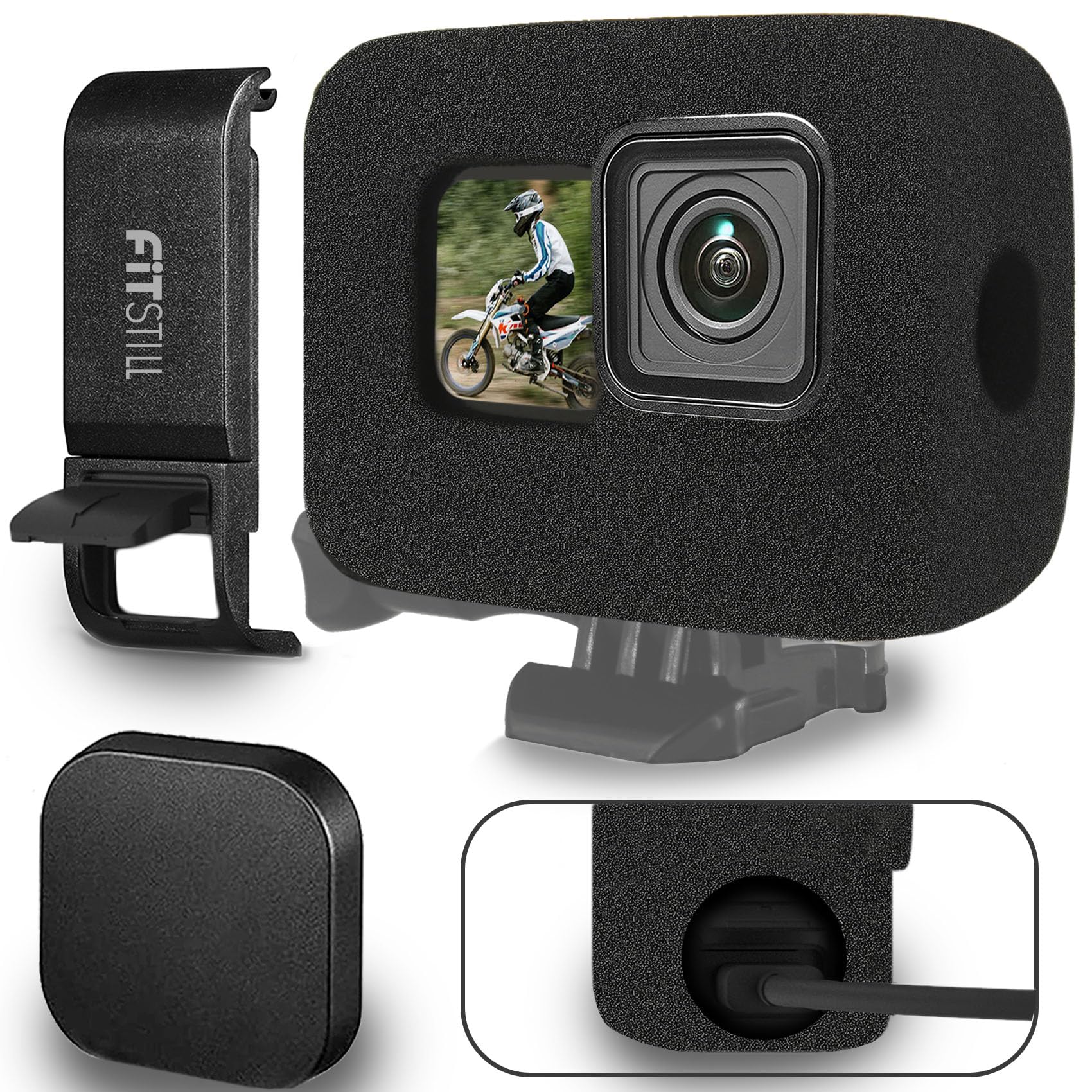 商品情報商品の説明主な仕様 このノイズ低減スポンジ保護ケースは、Go Pro Hero 13/12/11/10/9 ブラックにのみ適しています。カメラを保護し、撮影時のノイズの影響を軽減し、より良い撮影が可能になります。br【特殊素材】特殊...