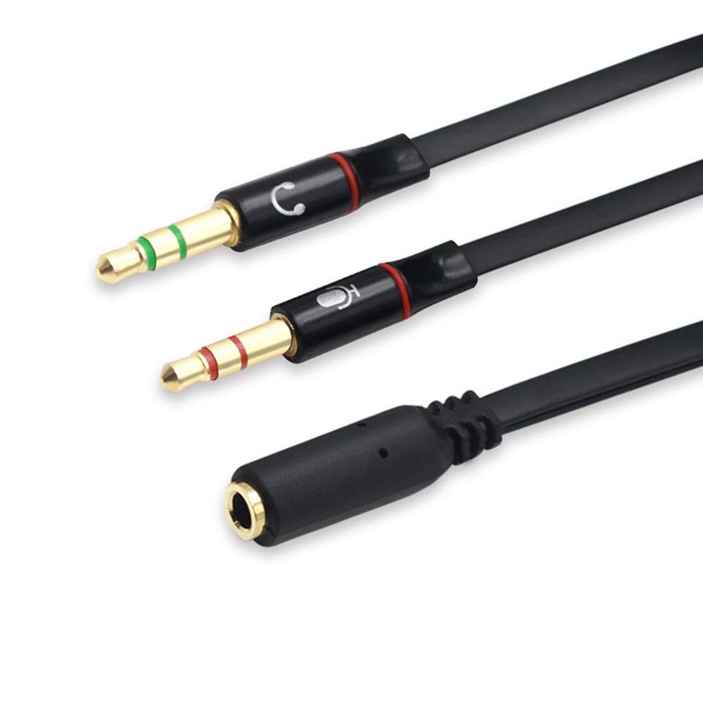 商品情報商品の説明【幅広い交換性】3.5mm オーディオ分配ケーブル(メス-オス×2)は4極ジャックをマイク(3極プラグ)とイヤホン(3極プラグ)に分岐させて、PCに挿して使えるものです。全てのPCアプリケーション(例え、Skype, MS...