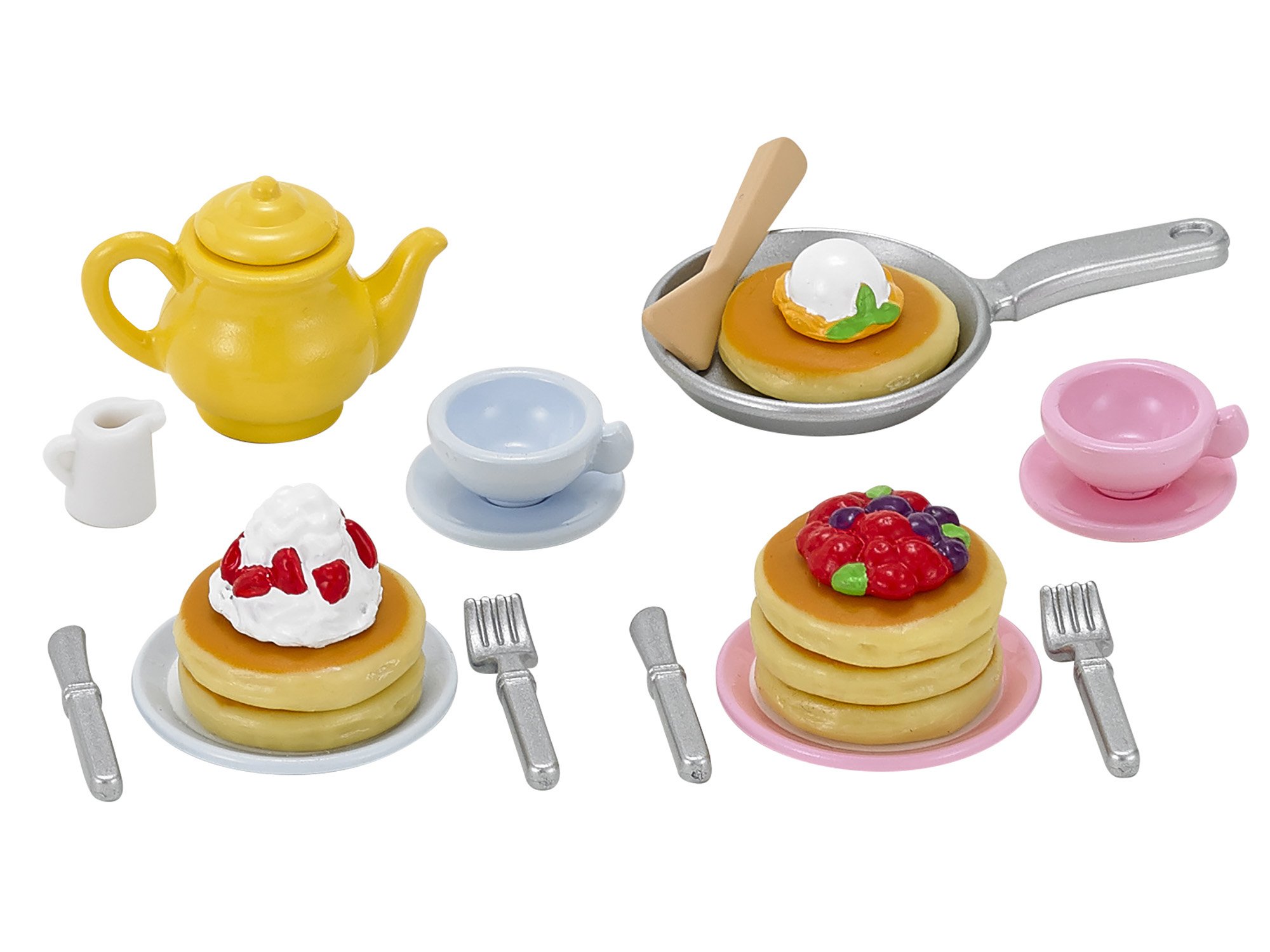 商品情報 商品の説明 商品紹介 家庭で作れる人気のおやつ「パンケーキ」のセットです。 パンケーキやトッピングはひとパーツごとに分かれており、付属のフライパンで焼いて、それを積み重ねたり、盛り付けをして遊んだりとオリジナルのトッピングを楽しむ...