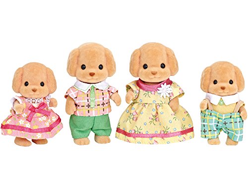 商品情報商品の説明商品 トイプードルのお父さん、お母さん、男の子、女の子の4体セットです。 お人形の首、手足を動かして、ポーズをとることができます。 トイプードルのお父さんはやさしくてスポーツがとくい。 お休みの日には村の子どもたちとサッカ...