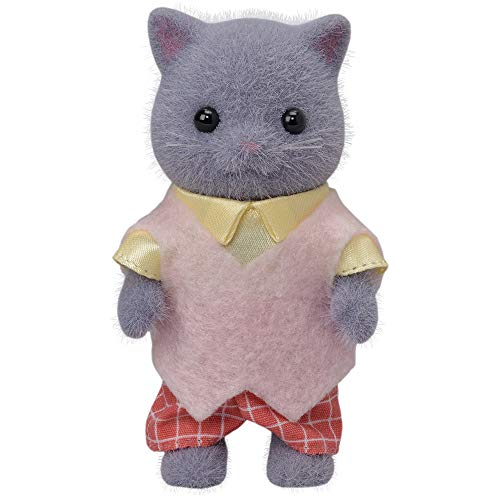 商品情報商品の説明商品 グレーのふさふさな毛が特徴のペルシャネコのお父さんです。 頭や手足を動かして、ポーズをとることができます。 ピンク色のすてきなベストを着ています。ダンスが大好きなお父さんです。 別売りの「ペルシャネコのお母さん」「ペ...
