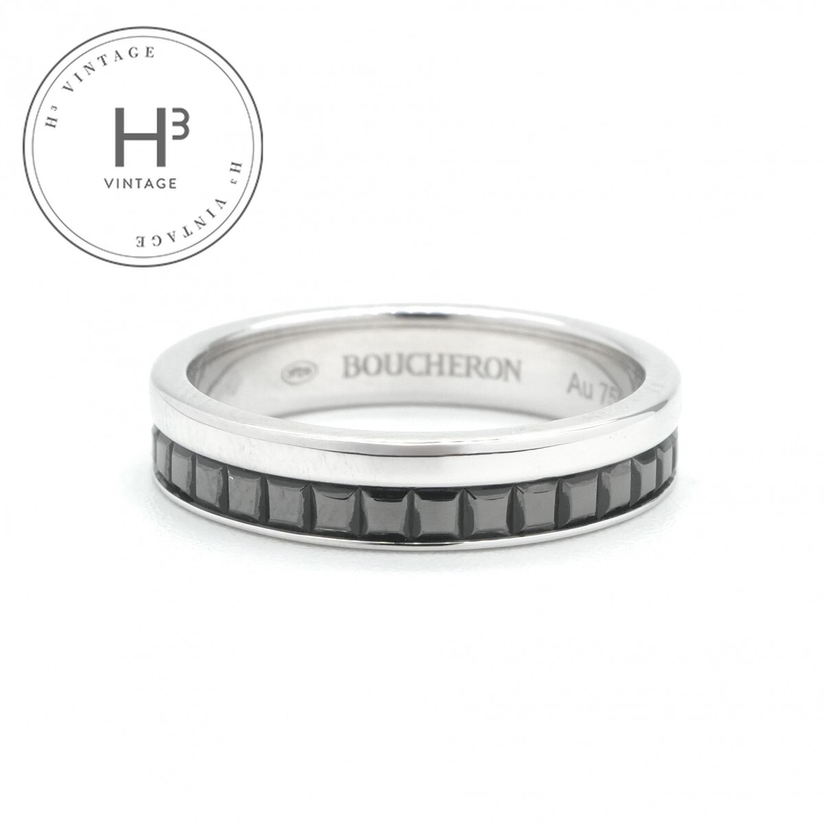 商品詳細 管理番号 42148 ブランド ブシュロン/BOUCHERON ライン キャトル モデル キャトル ブラック リング ハーフ 型番/品番 JAL00206 素材/重量 750/3.8g サイズ 7号 ※サイズ変更不可 付属品 なし...