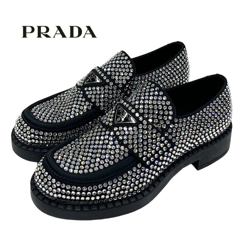商品詳細 管理番号 8587 ブランド プラダ/PRADA 素材 サテン サイズ 6（JPサイズ：25cm）メンズサイズ ヒール 3.5cm トゥ ラウンドトゥ カラー ブラック クリスタル 付属品 - 状態 目立つダメージはなく綺麗な状態...