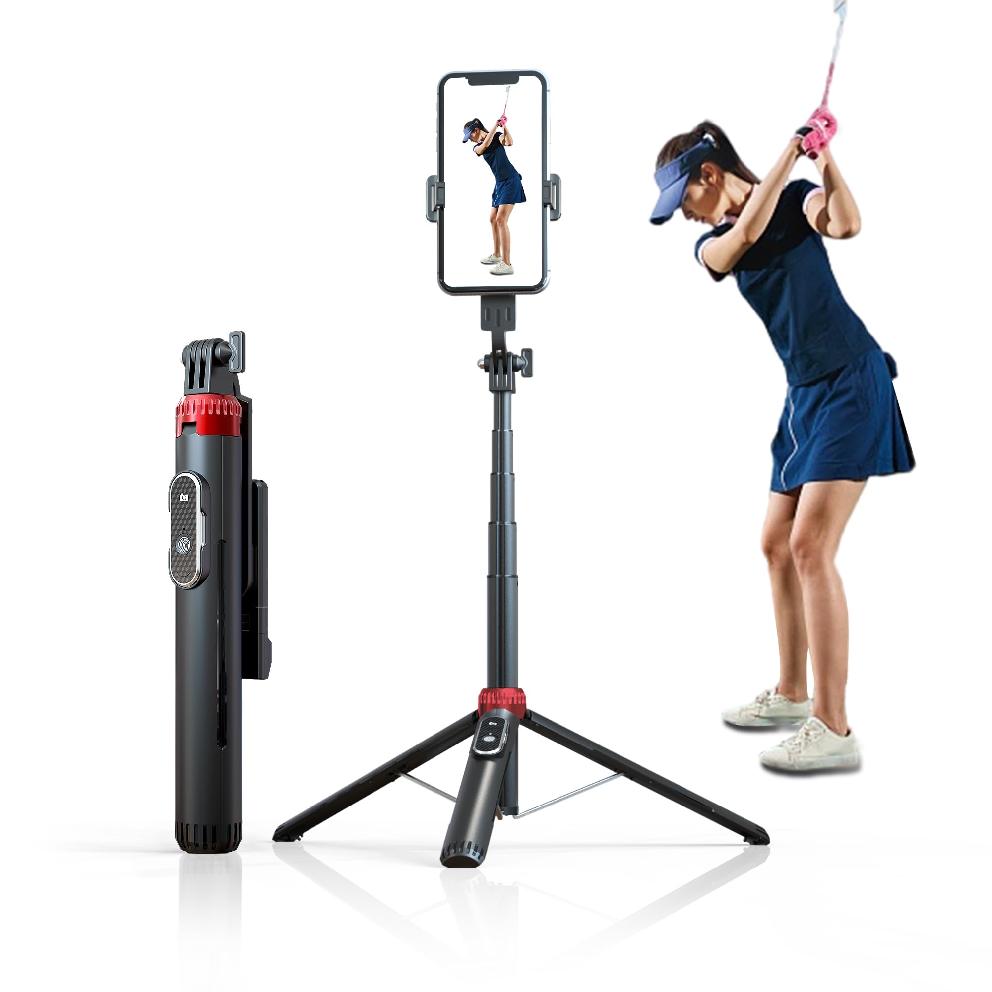 ゴルフ練習器具 スイング撮影器具 スマホスタンド ゴルフれんしゅう器具 撮影 素振り ホルダー 自撮りパッティングトレーニング補助具ゴルフ練習器具 スイング撮影器具 スマホスタンド ゴルフれんしゅう器具 撮影 素振り ホルダー 自撮りパッテ...