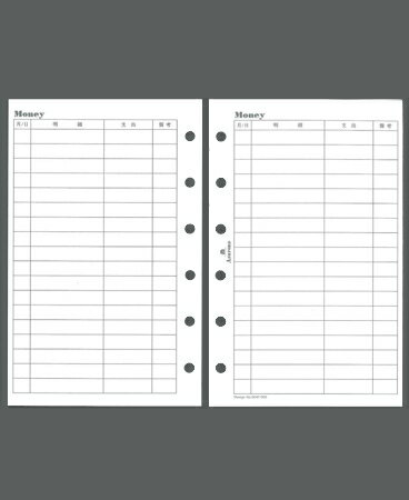 　商品名・マネーリーフ M6(ミニ6穴)詳細・種類 ：システム手帳リフィル・品番 ：0047・サイズ ：ミニ6サイズ(6穴)・メーカー名 ：ASHFORD / アシュフォードカテゴリー ・分類 ：システム手帳リフィル>記録>チェックリスト・...