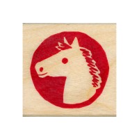 こどものかお こどものかお ニューイヤースタンプ　馬横顔 11293003 |