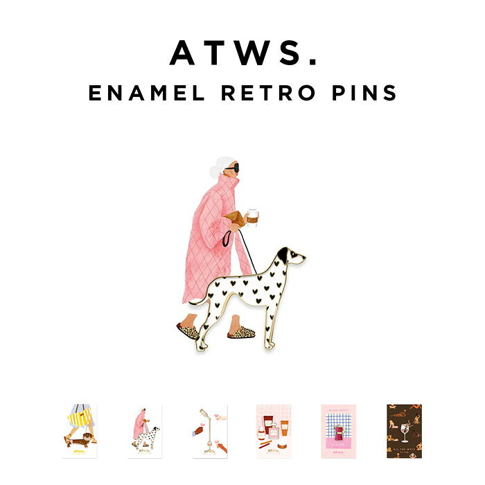 ITEM INFORMATION ATWS.（ALL THE WAYS TO SAY）は、2015年にフランス・エクス＝アン＝プロヴァンスで誕生したライフスタイルブランドです。イラストレーターのクレール・レイナが描く、水彩タッチの繊細なアー...