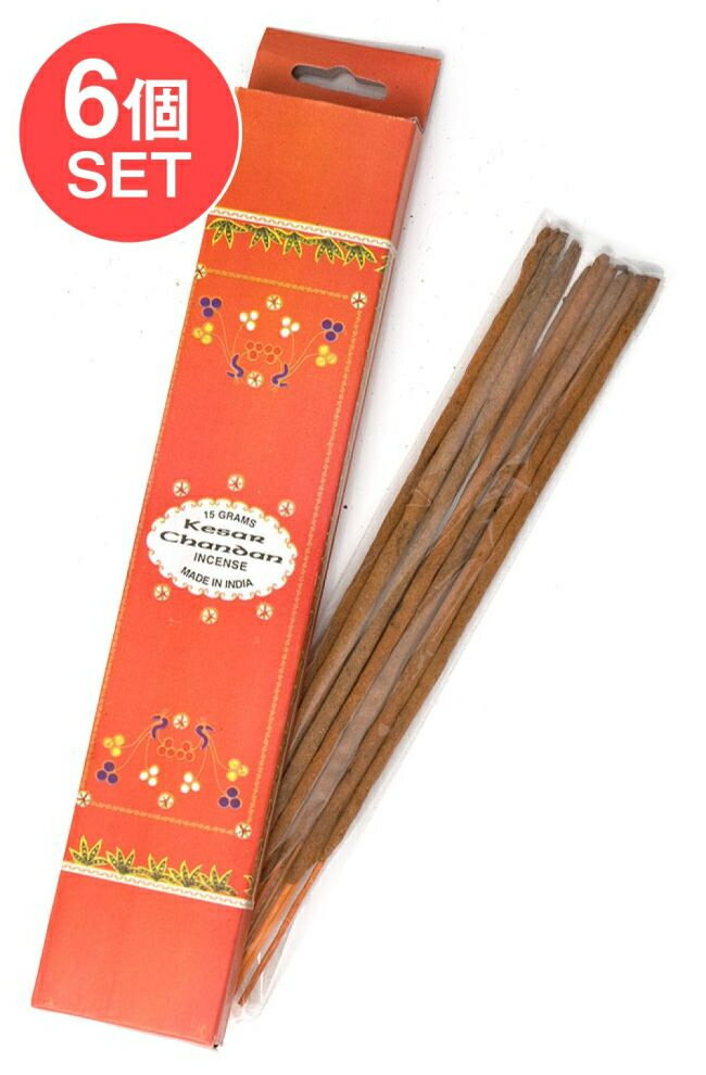 ■【6個セット】ケサール・チャンダン - Kesar Chandanの詳細 ■セット内容■ ケサール・チャンダン - Kesar Chandan x 6個 ■ケサール・チャンダン - Kesar Chandanのデータ■ 【容量】約15g ...
