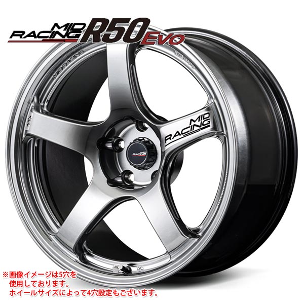 キーワードMID 9.5×18 9.5J-18 9.5JJ-18 9.5J×18 9.5JJ×18 18インチ wh1ms60r50evosr ホイール単品ホイールスペックホイール名MID RACING R50 EVOMID レーシング R...