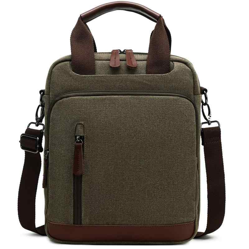 [] ショルダーバッグ メンズ 斜めがけ 手提げ 縦型 11インチPAD対応 撥水帆布[商品仕様] サイズ：約30×24×9cm / 重量: 約640g / 素材：撥水帆布[ポケット充実] フロントポケット3つ、背部ポケット2つ、中間ジッパ...