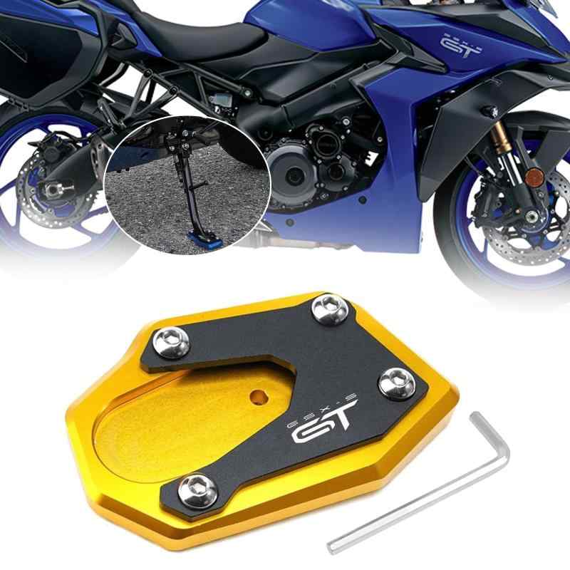 FOR GSX-S1000 GT GSX-S1000gt GSXS1000GT 2022-2026+ 用 オートバイ キックスタンド フット サイドスタンド 延長パッド サポートプレート オートバイアクセサリー 状態：新品GSX-S1000...