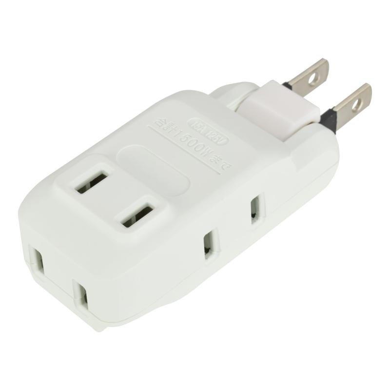 オーム(OM)オーム電機 電源タップ 4個口マイクロタップ ホワイト S-A4P-24W 00-1602 特 長 　本体まるごと熱に強いP樹脂使用、難燃・耐熱ボディせまい場所でも使える、耐トラッキング絶縁カバー付きフリー回転プラグ　小型サイ...