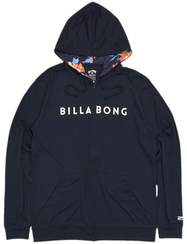BILLABONG(ビラボン) ラッシュガードR ZIP OODメンズSIZE：S　肩幅：44cm　袖丈：62cm　ゆき丈：84.5cm　身幅：50.5cm　着丈：69cmSIZE：M　肩幅：44.5cm　袖丈：65cm　ゆき丈：87.5c...