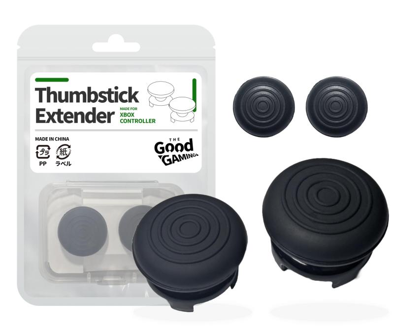 Xbox コントローラー 専用 フリーク FREEK 2個 キャップ 別途 2個付き （キャップ：凹型/色：ブラック）tick Extender for Xbox ゲーム スティック エイム 向上 FPS アシスト - The Gaming...