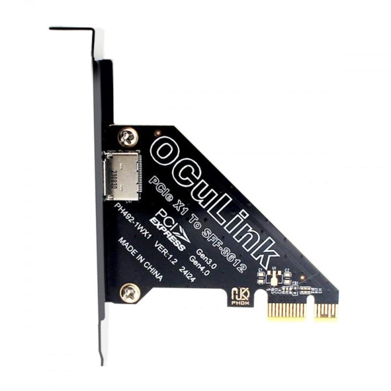 アダプター PCI-Express 4.0 PCIE 1x 8x 16x - Oculink F-8612 F-8611 ホストカード U.2 D eGPU 外部グラフィックカードドック用