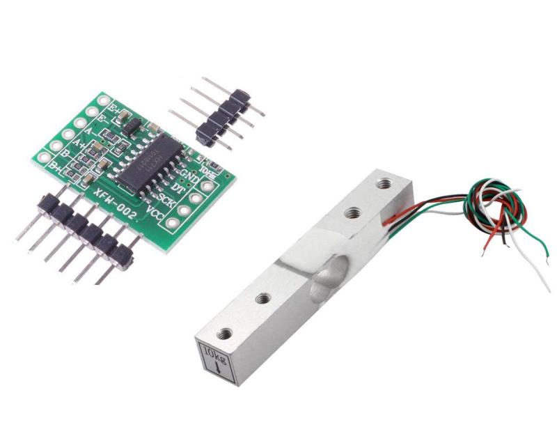 デジタルロードセル重量センサ1KGポータブル電子キッチンスケール + X711計量センサーモジュールArduinoと互換チャンネルは差分入力を選択可能オンーボード低騒音プログラム可能増幅器であり、ゲイン選択可能な数値：32，64と128オン...