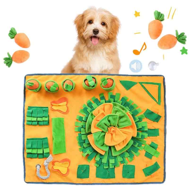 ノーズワークマット 犬 おもちゃ 犬 玩具 ノーズワーク マット 小型犬 おやつ隠しマット のーずわーくマット 犬 早食い防止 犬 噛むおもちゃ 分離不安/ストレス解消/集中力向上/嗅覚訓練 運