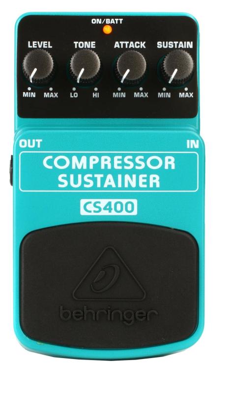 BERIR ベリンガー COMPREOR/SUSTAINER CS400 コンプレッサー エフェクター超スムーズなコンプッレション。無限に近いサスティーンを実現市場競合製品に負けないクオリティは、べリンガー自社工場での最新の品質管理から。ド...