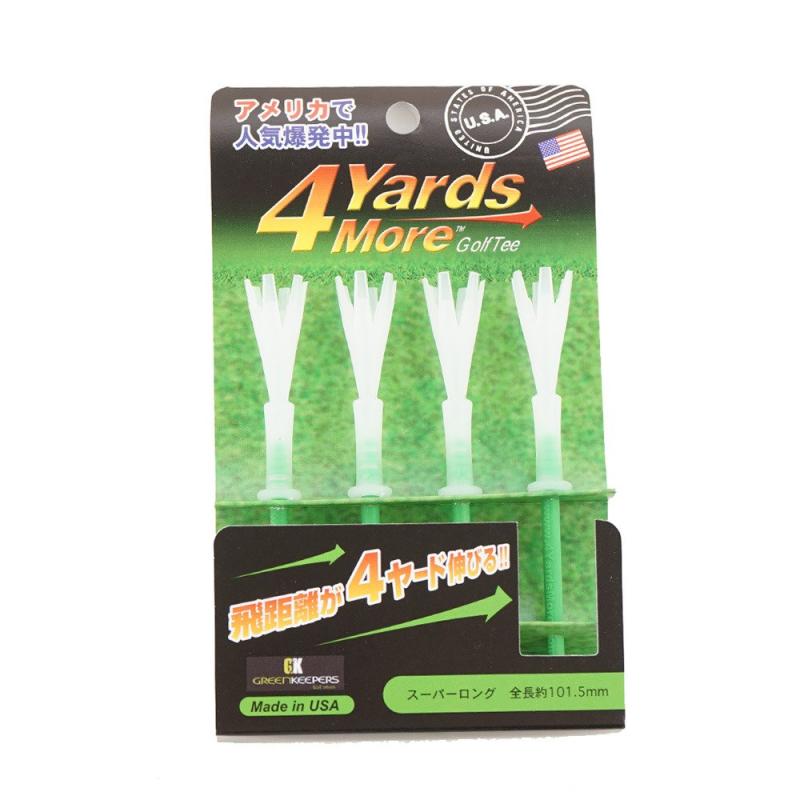 ヤマニ(Yamani) ゴルフティー 4 YARDS MORE GOLF TEE (超ロング) 4ヤード モア ティー スーパーロング TRMG4YA4 グリーン 60素材：ダイナミック・エラストマー、高強度ポリマーサイズ：全長約101.5...