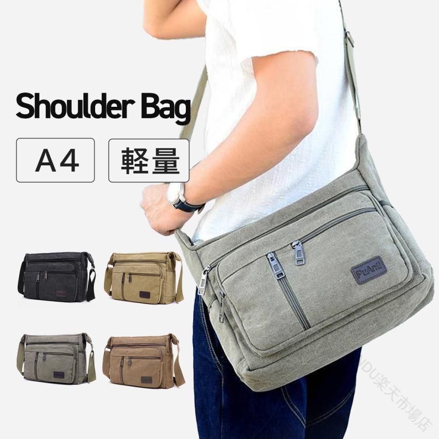 商品名:ショルダーバッグ メンズ 小さい a4 軽い レディース キャンバス 帆布 軽量 斜めがけ 20代 30代 40代 50代 60代 カバン バック 通勤 .メンズ 向け の 軽量 で 大容量 な 帆布 ショルダーバッグ は A4 サ...