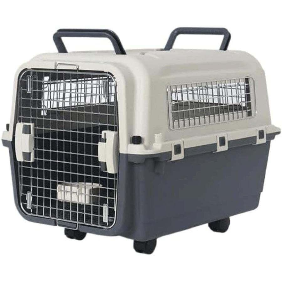 猫、犬など多様な動物に適しています。材質は PP プラスチック製で、耐摩耗性と耐久性があります。災害時にも愛犬を入れて安全に保つことができます。水洗い可能なので、クレートを清潔に保て、悪臭を防げます。通気性に関しては、周りにドアと窓があり、...