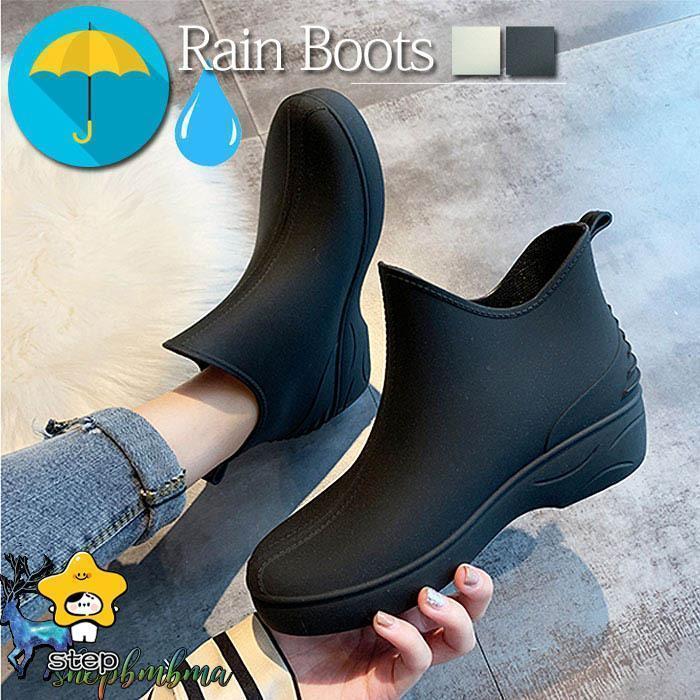 雨の日が楽しくなる可愛いレインシューズ?【スタッフの着用感想（足のサイズ：23.5cm）】【37】がサイズぴったりでした。【35】22.0-22.5cm【36】22.5-23.0cm【37】23.0-23.5cm【38】23.5-24.0c...