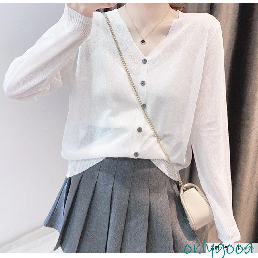 長袖 羽織 透け シアー 無地 シンプル 韓国ファッション オフィスカジュアル おしゃれ レディース 春 夏春夏らしい爽やかな色展開がかわいいサマーニットカーディガン。使用した透け感のあるニット素材は、やわらかくさらっとしていて触り心地も通...