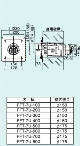 メーカー希望小売価格はメーカーカタログに基づいて掲載しています品名コード :24-0643商品名 :給湯オプション型式名 :FFT-7U-100重量(Kg) :2Kg梱包縦寸法 :250梱包横寸法 :310梱包幅寸法 :265体積(M3) ...