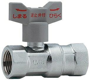 メーカー希望小売価格はメーカーカタログに基づいて掲載しています逆止弁つきボール止水栓品番:653-500-13箱 / 梱:5 / 50JAN:4972353001132総合カタログ:P.523 呼径:13材質:黄銅説明文:●首長ハンドル兼用...