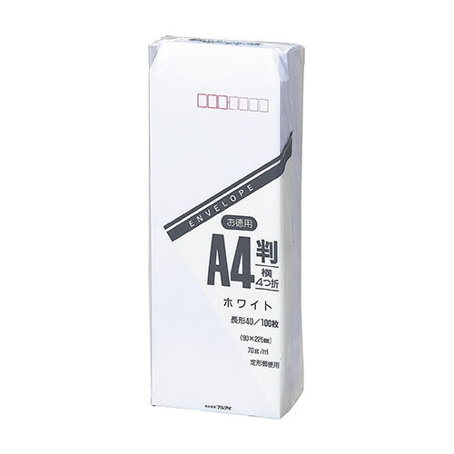 ●規格：長40／〒枠付 ●サイズ：縦225×横90mm ●紙厚：70g／m2 ●仕様：センター貼り