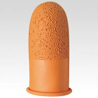 ●規格：中 ●内径：18．5mm ●男性人差指用，女性親指用 ●外寸：長46×径21mm ●材質：天然ゴム