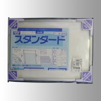 ●規格：A4判 ●収容寸法：縦297×横210mm ●重量：110g ●フレーム幅：9mm ●厚：9mm ●収納可能厚：1mm ●材質：フレーム＝アルミ，裏板＝EPS，表面シート＝再生PET ●吊りひも付